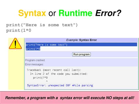Ppt Mastering Common Programming Errors Powerpoint Presentation Free Download Id9106515