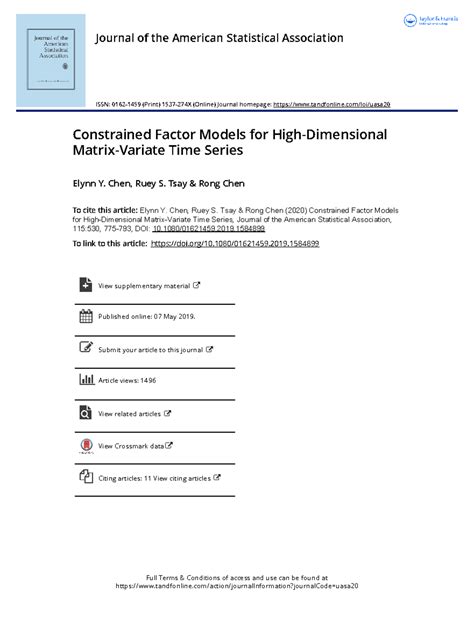 01 Constrained Factor Models For High Dimensional Matrix Variate Time