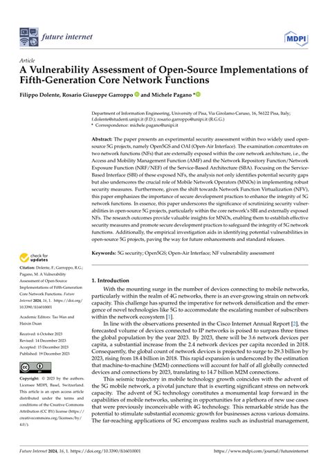 pdf a vulnerability assessment of open source implementations of