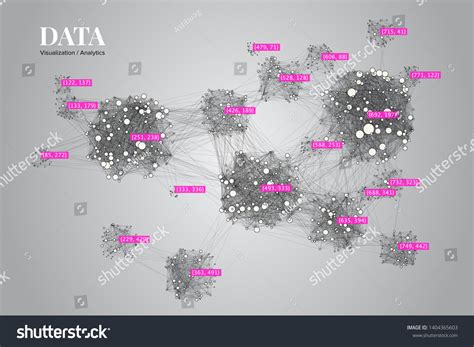 data complexity representation big data concept stock vector royalty