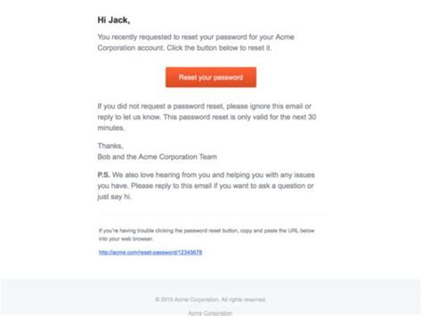 Reset Password Email Template Password Reset Email Template Design And