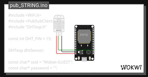 Pub STRING Ino Wokwi ESP STM Arduino Simulator