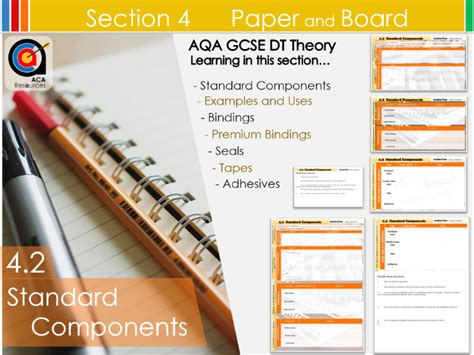 AQA GCSE DT Paper And Board Teaching Resources