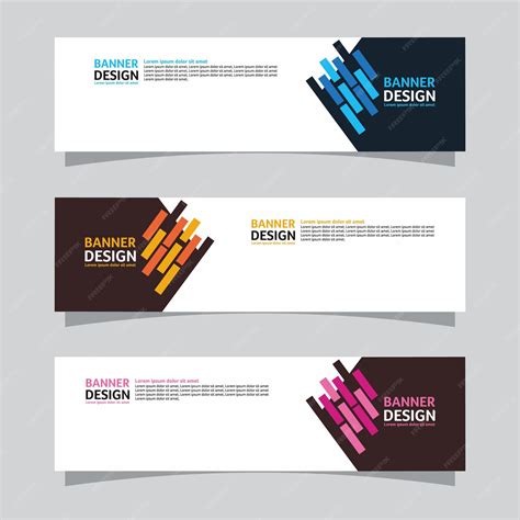 Premium Vector Vector Set Of Landscape Banner Background Design Concept Web Background