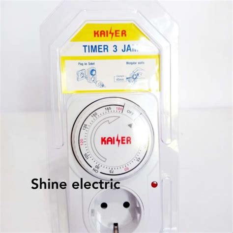 Promo Timer Listrik 3 Jam 3jam Kaiser Colokan Timer Analog Stop Kontak Berkualitas Diskon 8