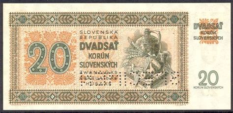 Slovakia Paper Money 1939 43 Issues