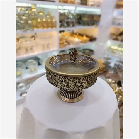 خرید و قیمت شکلات خوری تک پایه پیوتر میخک از غرفه دکوری کده زینعلی