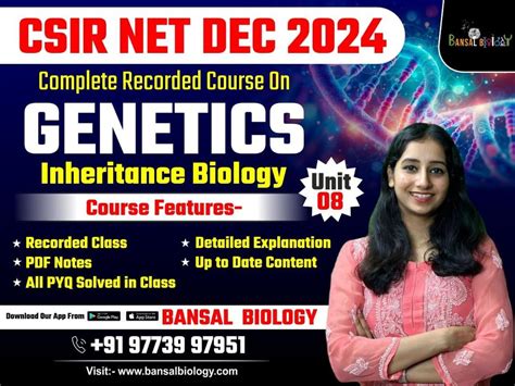 Csir Net Courses Bansal Biology
