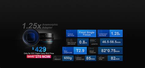 SIRUI 1.6x Full-Frame Anamorphic Lineup And SIRUI Anamorphic Adapter