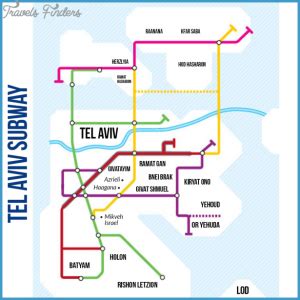 Tel Aviv Metro Map Travelsfinders Com