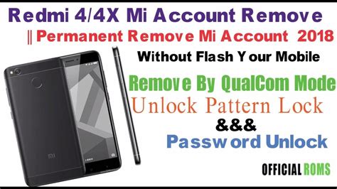 Redmi Pro Account Unlock Xiaomi Note Ru