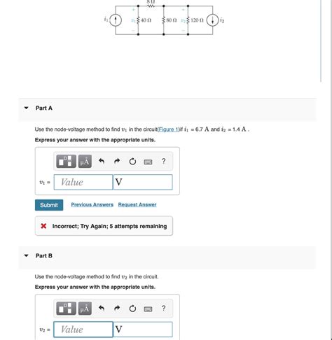 solved use the node voltage method to find v1 in the