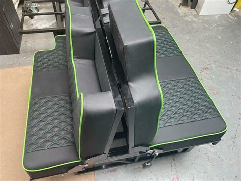 Rock N Roll Bed VW T4 T5 T6 Transit Vivaro Trafic Seatbelt Gas Strut DD GREEN Lusso Campers