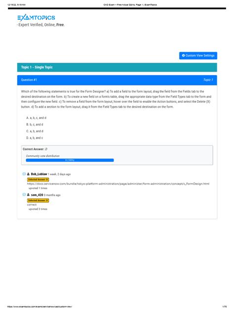 Examtopics Completed Pdf Java Script Software Development