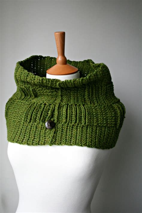 Crochet Pattern Cowl Scarf Crochet Pattern Cowl Pattern Etsy