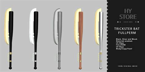 Second Life Marketplace Tricks Bat Full Perm