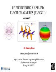 RF Engineering Applied Electromagnetics 6 Pdf RF ENGINEERING APPLIED ELECTROMAGNETICS