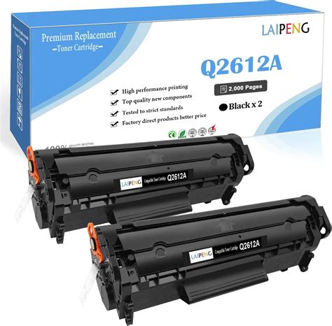 HP Q2612A 12A Original LaserJet Toner Cartridge, Black, Single Pack ...