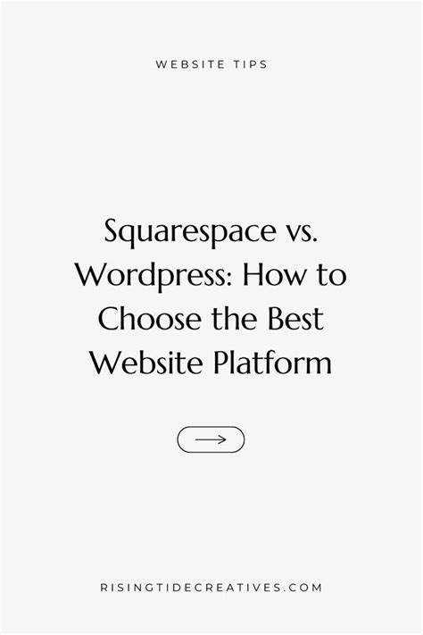 squarespace vs wordpress how to choose the best website platform