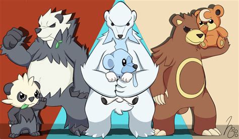 Ursaring Beartic Pangoro