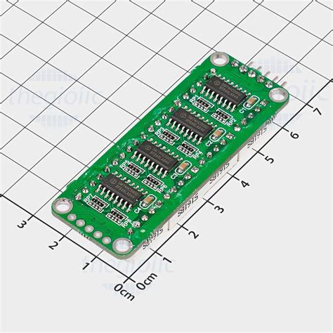 Module LED Đoạn inch HC VDC Đỏ vào VDC kích thước x mm