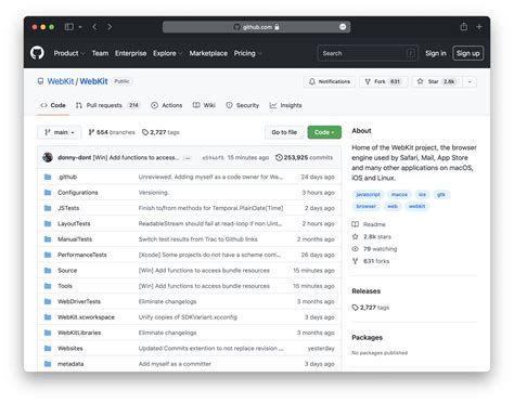 Webkit On Github Webkit