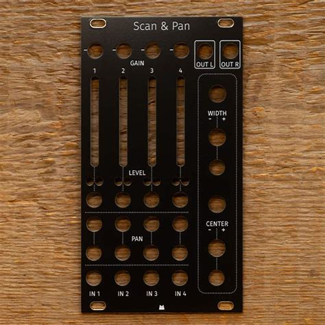 Scan And Pan Black Panel Mork Modules