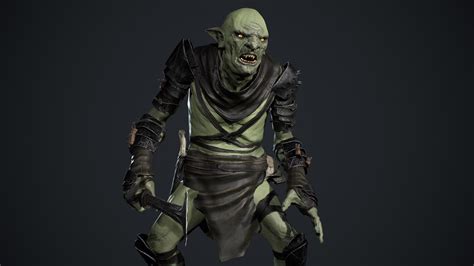 Goblin Low Poly 3d Model By Wernerkurt
