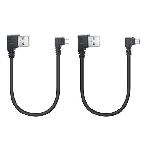 Amazon Com Maixbomr 90 Degree Micro USB Cable 25cm USB A Left Angle To Micro USB Left Angle