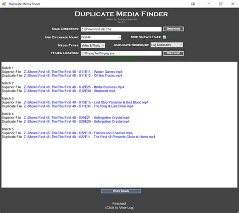 Non Hash Based Duplicate Media Finder Make Room For More Hoarding