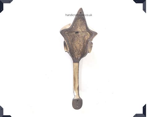 Aged Handmade Sailor Face Door Handle