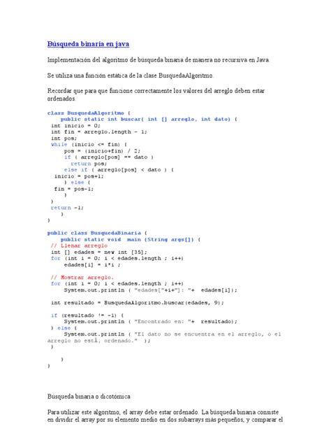 busqueda binaria estructura de datos de matriz algoritmos