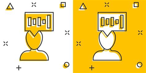 흰색 격리 된 배경 Soundwave 비즈니스 개념 스플래시 효과에 만화 스타일 인증 사운드 벡터 만화 그림에서 음성 인식 아이콘 프리미엄 벡터