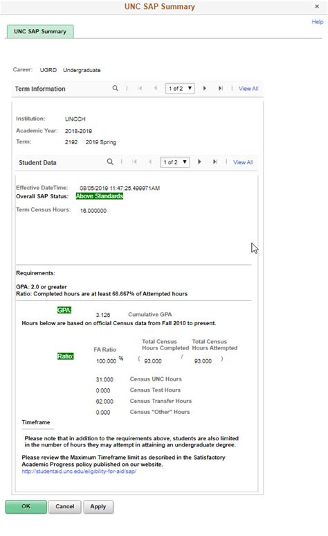 Checking Your SAP Status Office Of Scholarships And Babe Aid