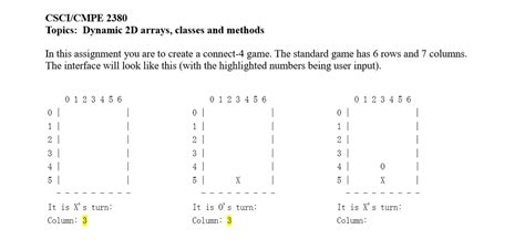 Solved Cscicmpe 2380 Topics Dynamic 2d Arrays Classes And