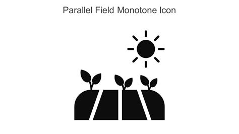 Parallel Field Monotone Icon In Powerpoint Pptx Png And Editable Eps Format PPT Slide