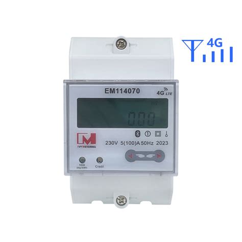 China 4g Gprs Meters Din Rail Sts And Prepayment