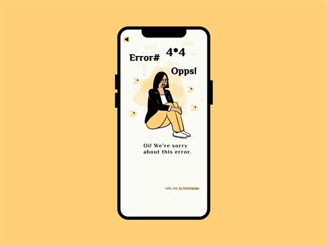 Mobile error pop up page by Eylül on Dribbble