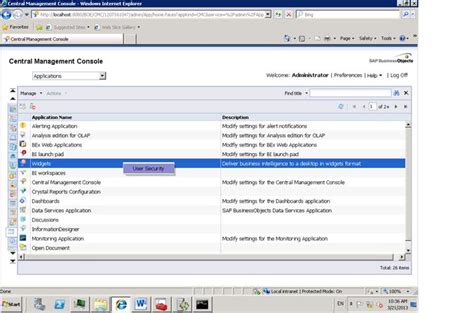 Unable To Refresh Reports Using Widgets Sap Community