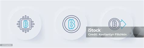 라인 비트 코인 및 Cpu 마이닝 팜 아이콘을 설정합니다 벡터 0명에 대한 스톡 벡터 아트 및 기타 이미지 0명 Cpu 가상현실 Istock