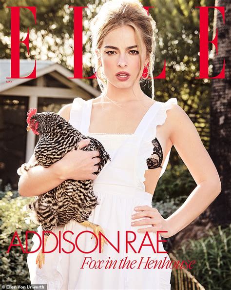 Addison Rae Strips Off Her Clothing For Provocative Elle Shoot As She