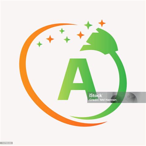 편지 A 개념에 초기 집 청소 로고 메이드 로고타입 벡터 심볼 가사 집안일에 대한 스톡 벡터 아트 및 기타 이미지 가사 집안일 가정 생활 개념 Istock