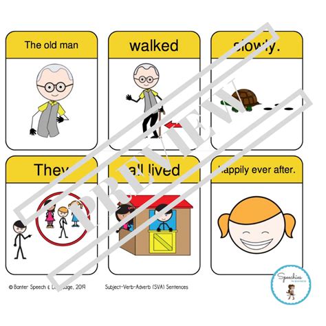 L127 Subject Verb Adverb Sva Sentences Banter Speech And Language