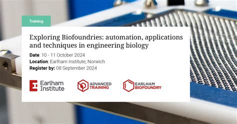 Earlham Institute On Linkedin Exploring Biofoundries Automation Applications And Techniques In…