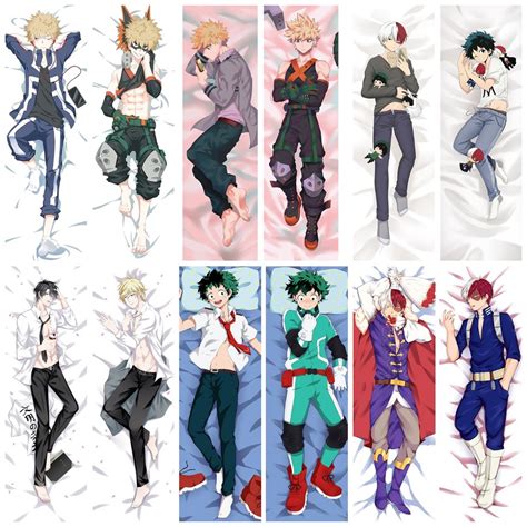 50x150cm Anime My Hero Academia Body Pillow Case Cover Todoroki Shoto