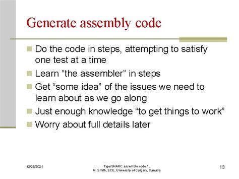 Generating Rectify Assembly Code Examples Part 1 Of