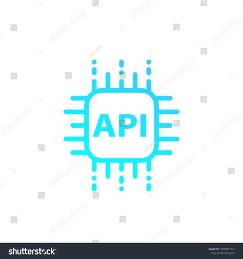 Api Application Programming Interface Vector Trendy Vector De Stock Libre De Regalías