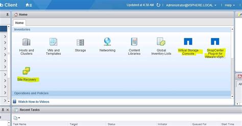 Remote Infrastructure Management Netapp Virtual Storage Console For
