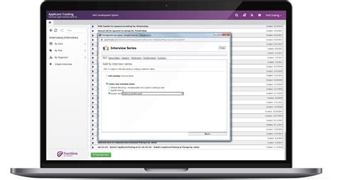 frontline education video interviewing integration interviewstream