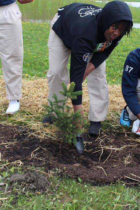 Tree Planting At University Loft On Arbor Day University Loft Company